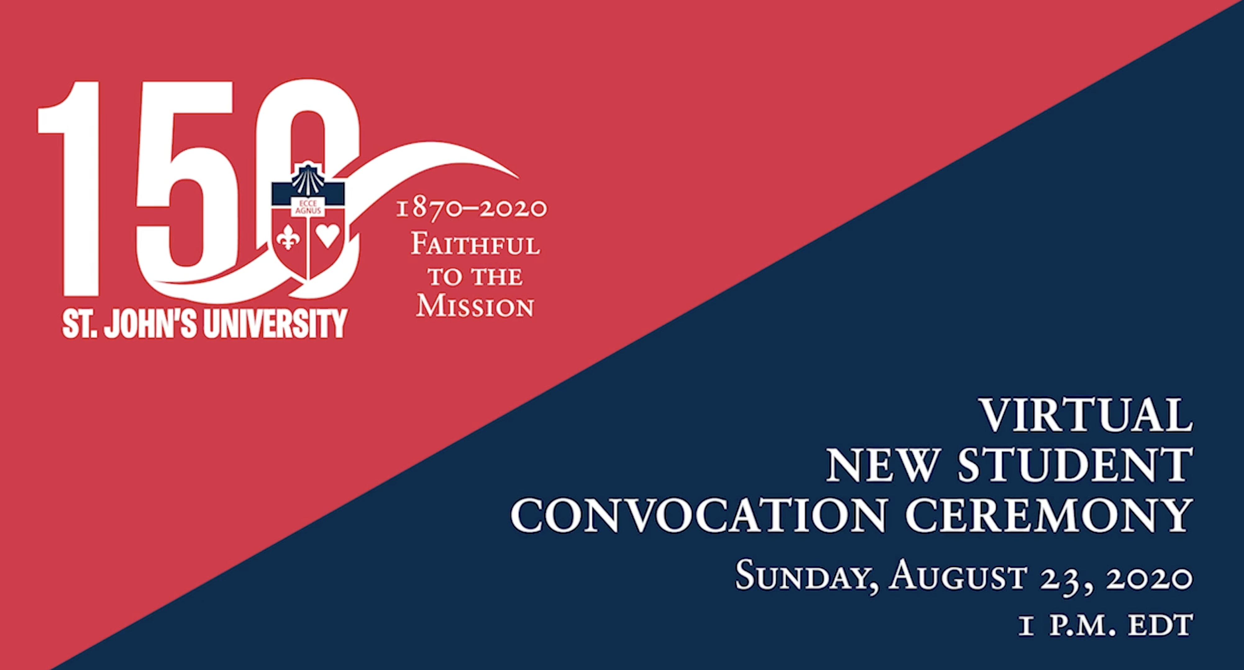 Virtual Convocation Heralds New Beginnings for Class of 2020 | St. John ...