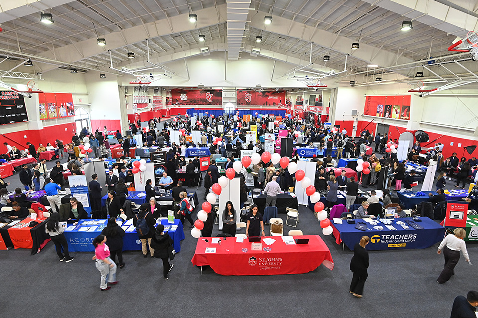 Students and Employers Gather at Spring Career and Internship Expo | St. John's University