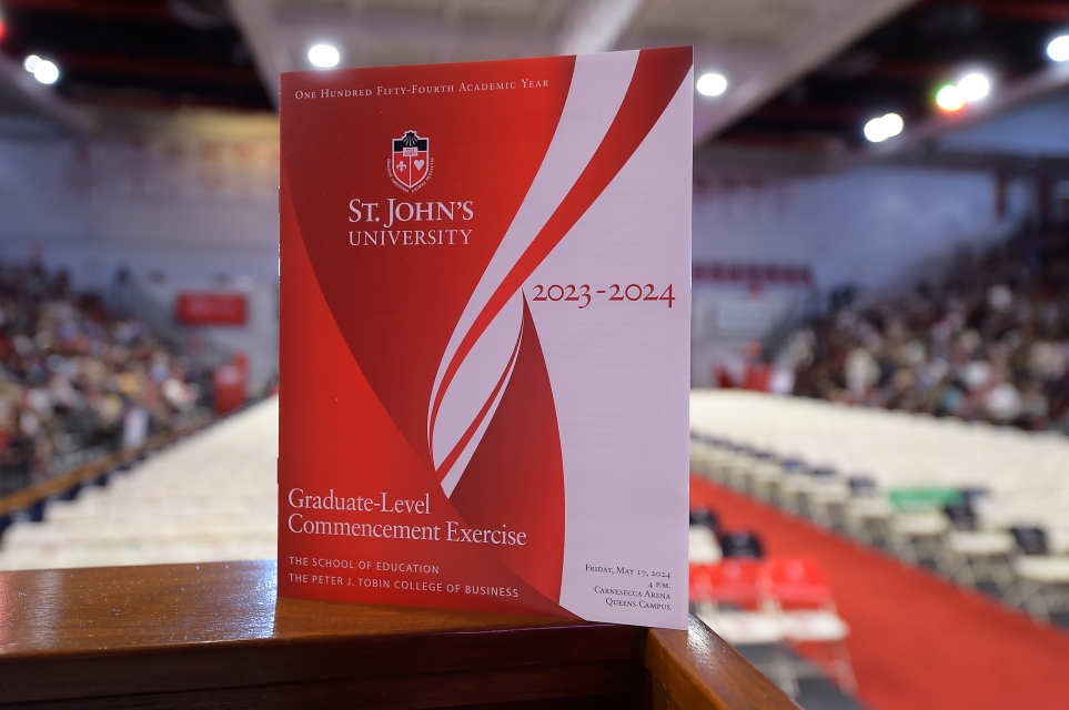 TSOE Graduate Commencement Exercise | St. John's University