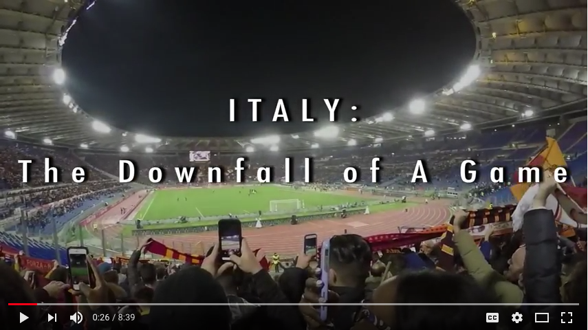 Downfall of Football in Italy: Graduate Student Produces Documentary ...