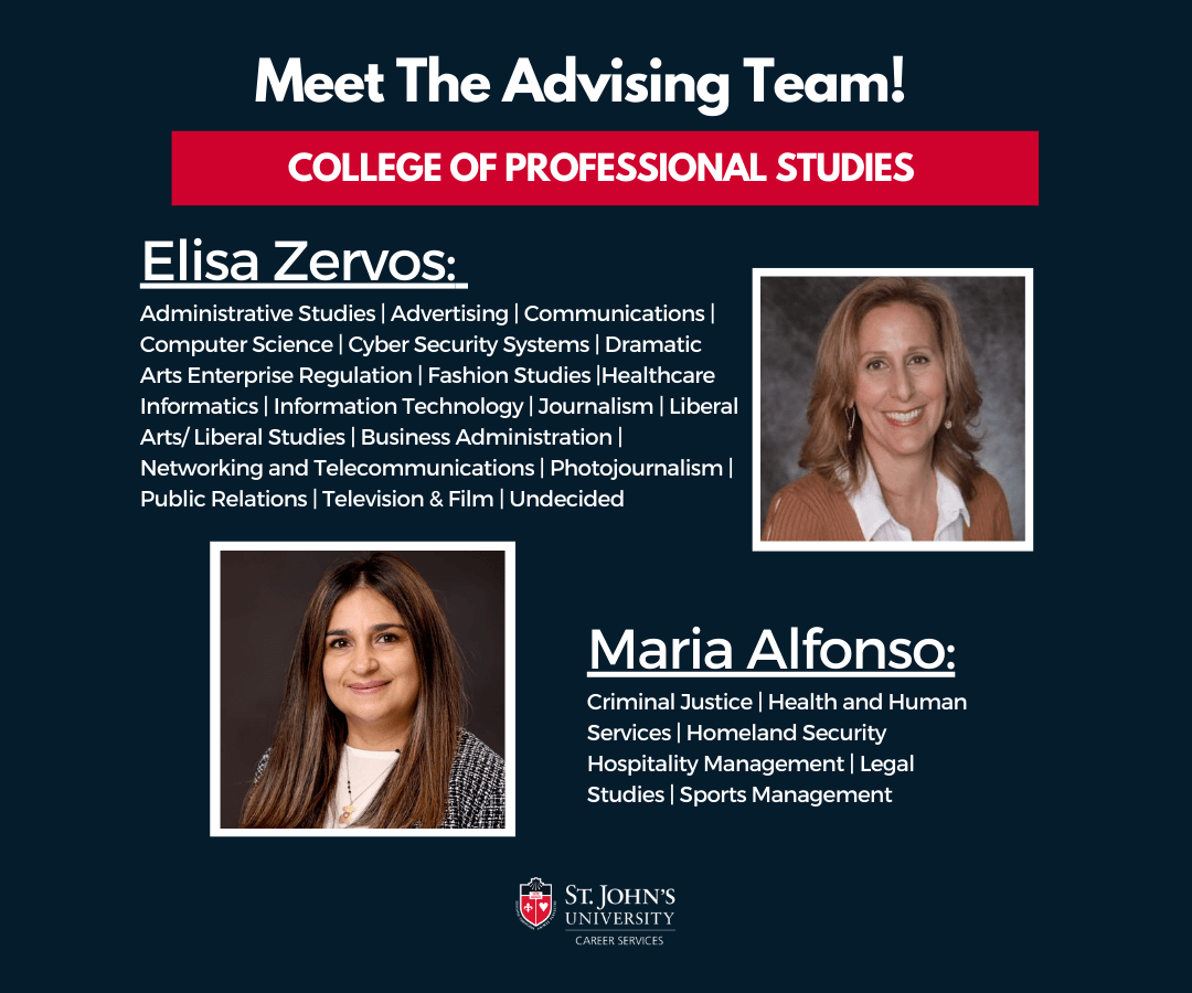 Collins College of Professional Studies Career Advising Team | St. John ...